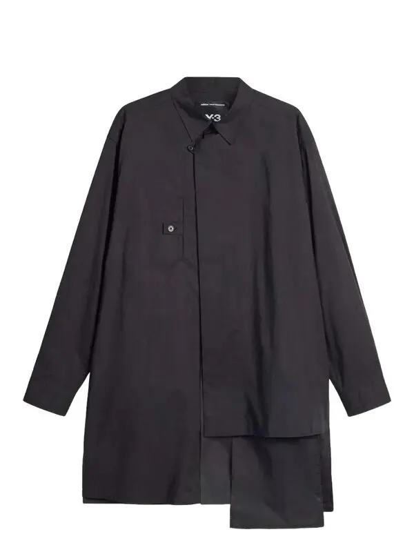 Y3 Adaptive Cotton Shirt - Black