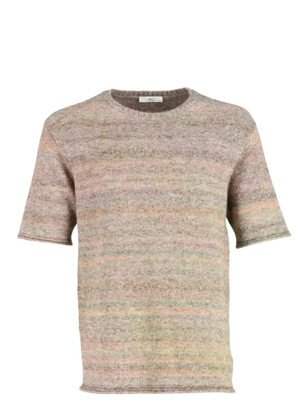 Mr P. Bouclé-knit T-shirt - Neutrals
