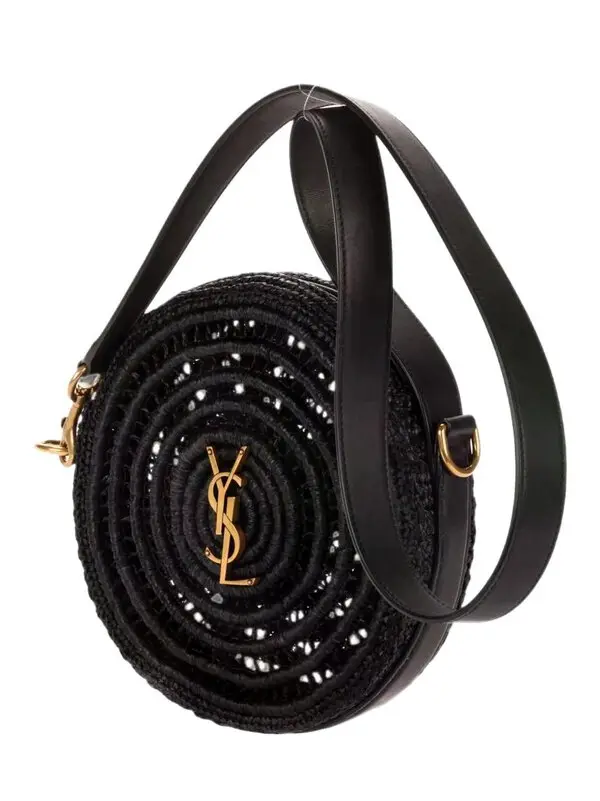 Saint Laurent Loulou Round Crossbody Bag - Black