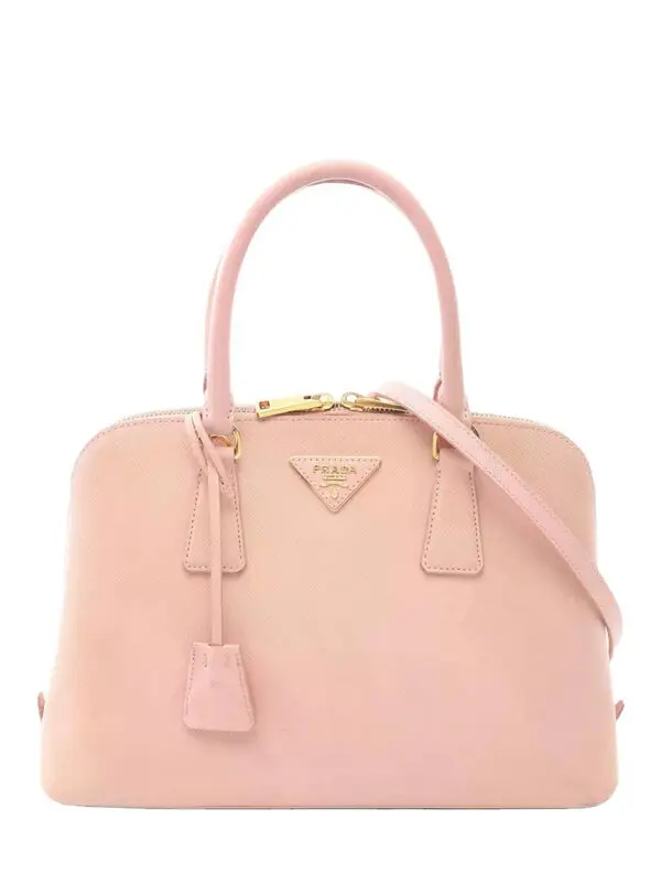 Prada Saffiano Lux Handbag - Pink