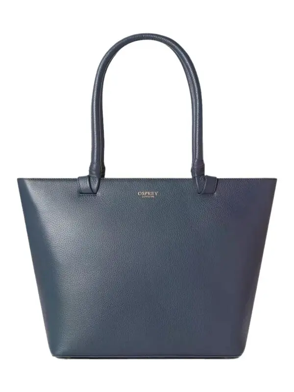 OSPREY Collier Leather Tote Bag - Blue