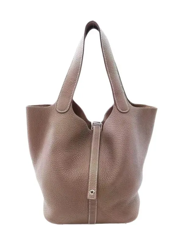 Hermès 2020 Mm Picotin Lock Leather Handbag - Brown