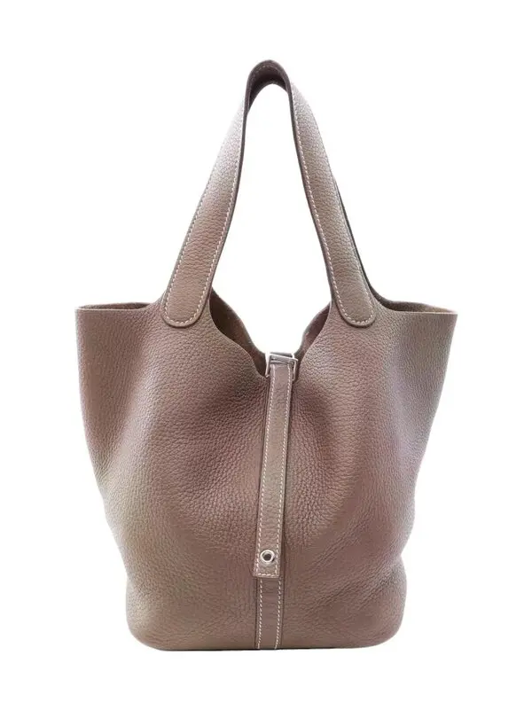 Hermès 2020 Mm Picotin Lock Leather Handbag - Brown