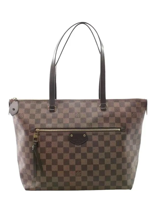 LOUIS VUITTON Damier Ebene Jena Tote Bag - Brown