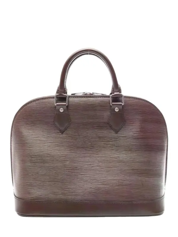 LOUIS VUITTON 2004 Epi Leather Alma Tote Bag - Brown