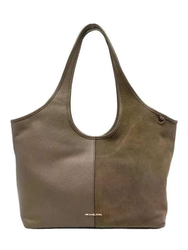 Michael Kors Large Henly Paneled Tote Bag - Green
