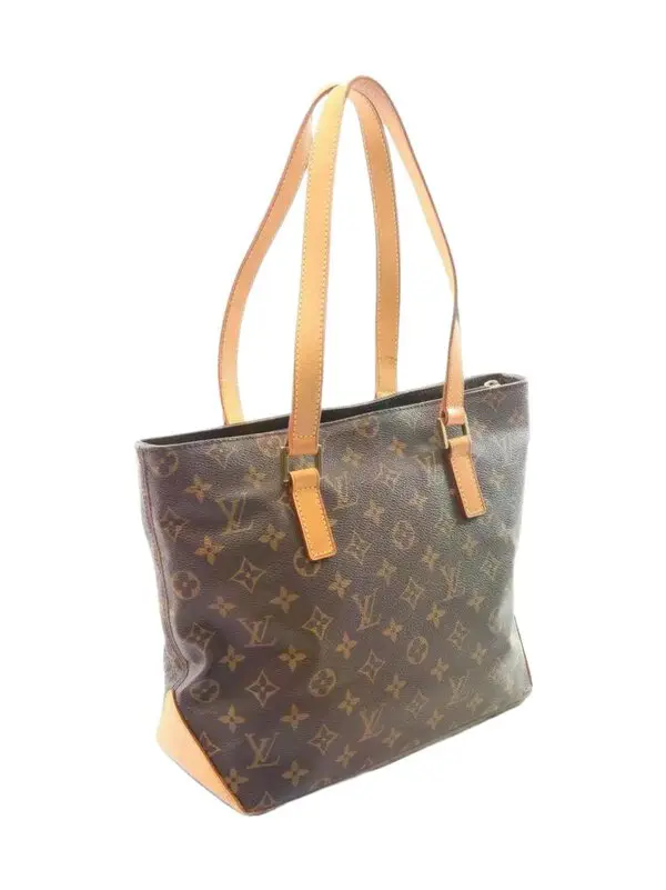 LOUIS VUITTON Monogram Cabas Piano Shoulder Bag - Brown