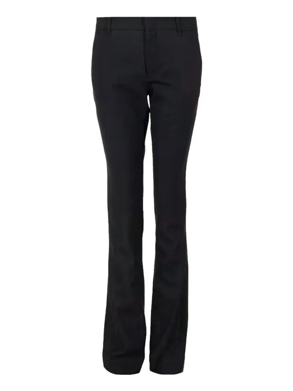 Gucci Concealed Fastening Flared Trousers - Black