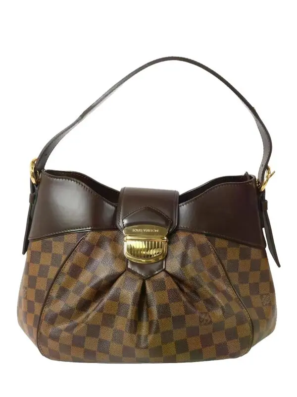 LOUIS VUITTON Damier Sistina Shoulder Bag - Brown