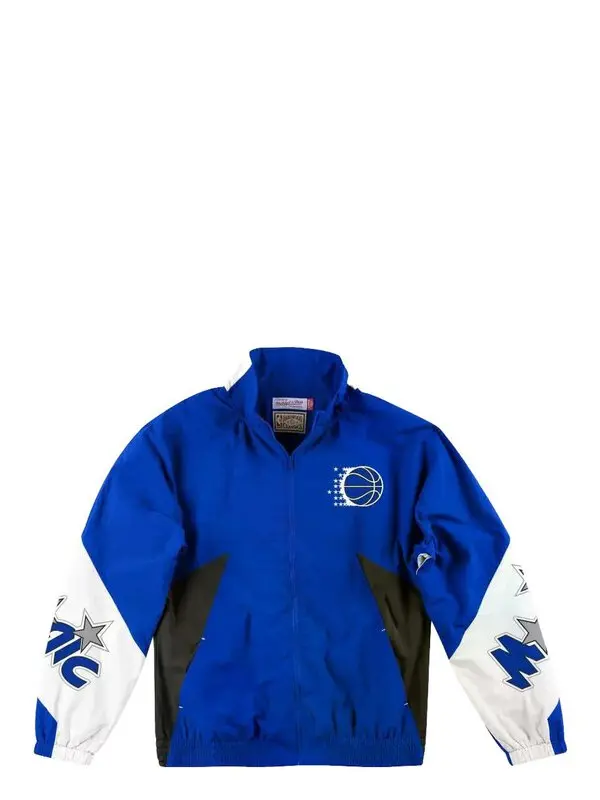 Mitchell & Ness Orlando Magic Color-block Windbreaker Jacket - White