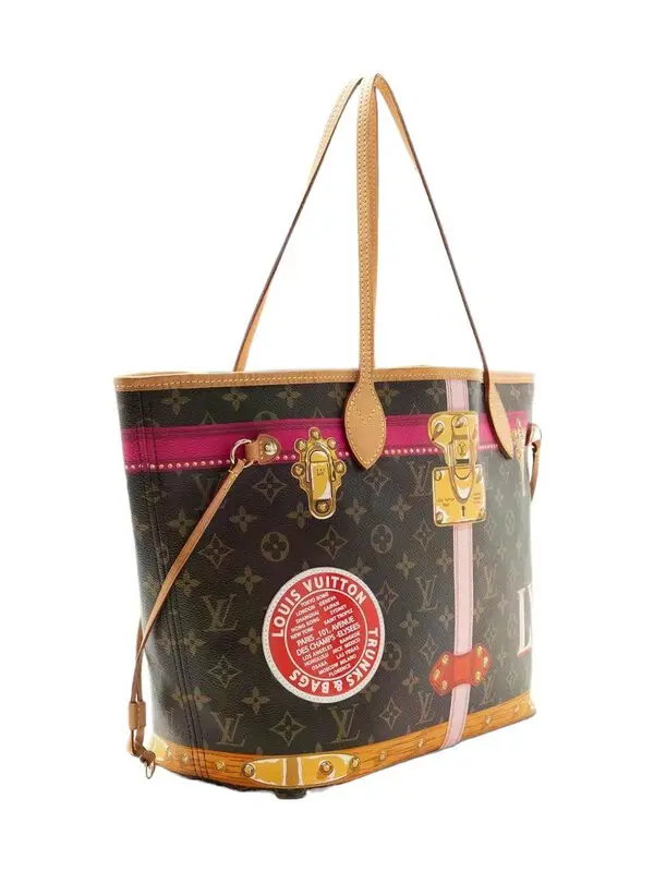 LOUIS VUITTON 2018 Summer Trunk Neverfull Mm Tote Bag - Brown