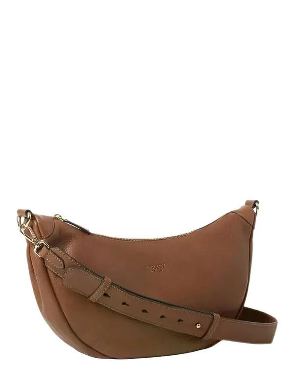 OSPREY Oxford Leather Crossbody Bag - Brown