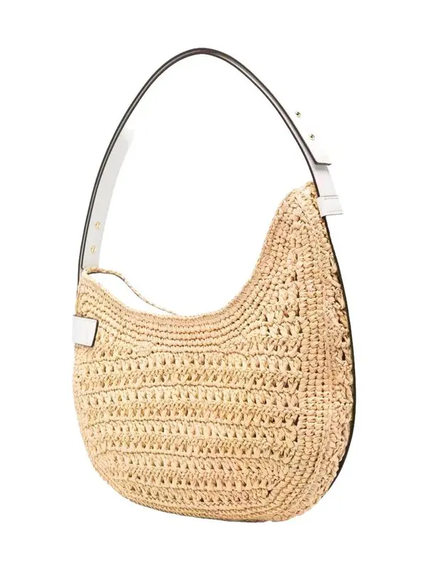 Ralph Lauren Tasha Woven Shoulder Bag - Neutrals