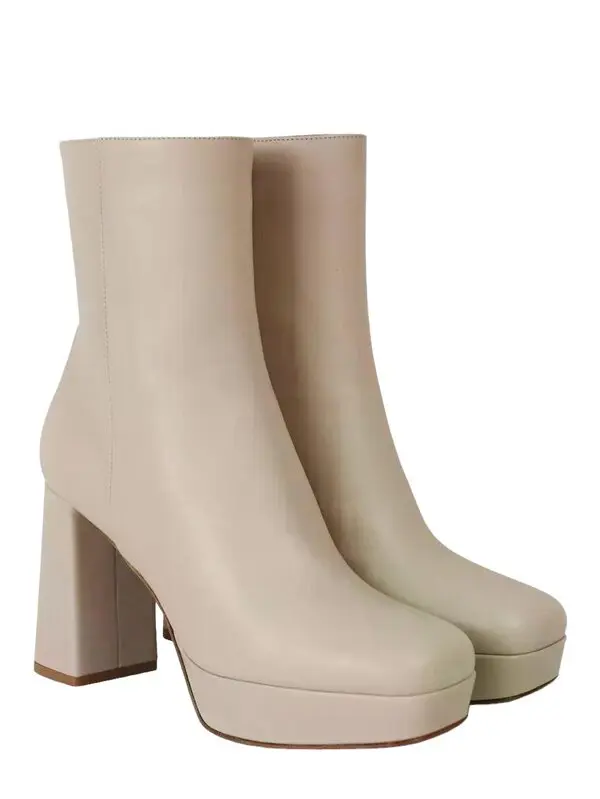 GIANVITO ROSSI Daisen Platform Ankle Boots - Neutrals