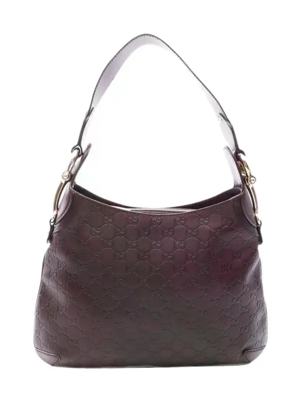 Gucci Horsebit Guccissima Shoulder Bag - Brown