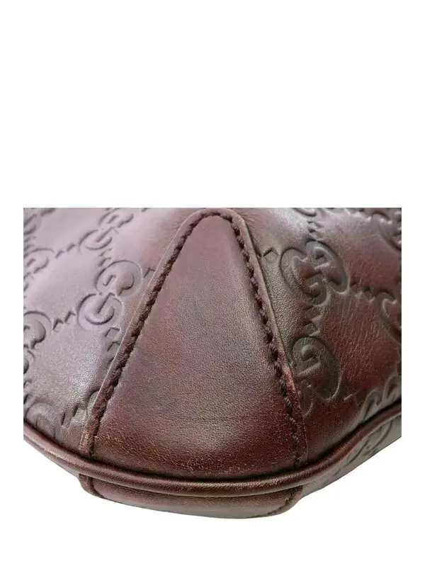 Gucci Horsebit Guccissima Shoulder Bag - Brown