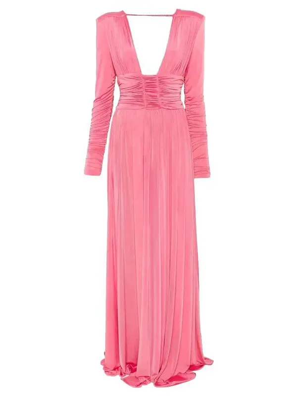 MARCO BOLOGNA Long Sleeve Maxi Dress - Pink