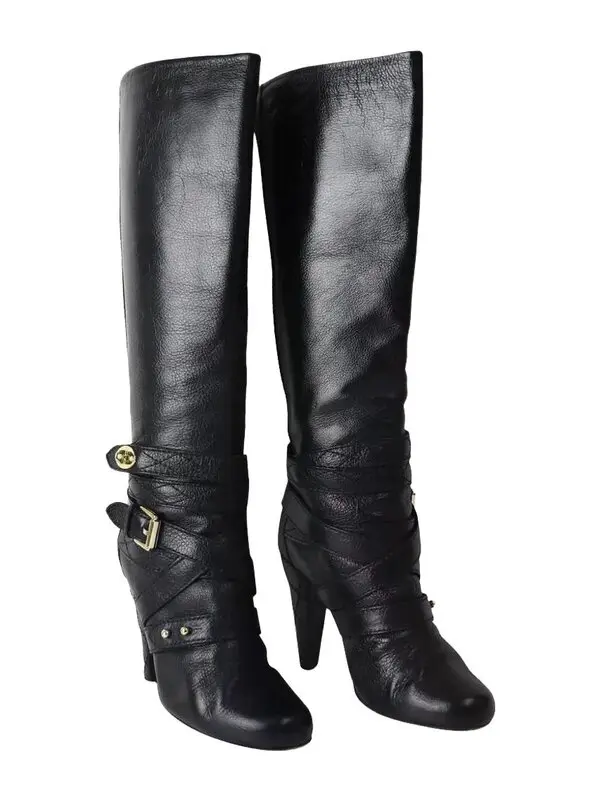Mulberry Postman's Lock Knee-high Boots - Black