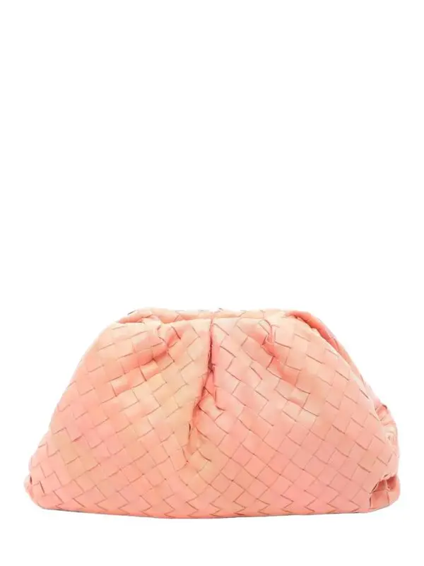 Bottega Veneta 2010s Intrecciato The Pouch Clutch Bag - Pink