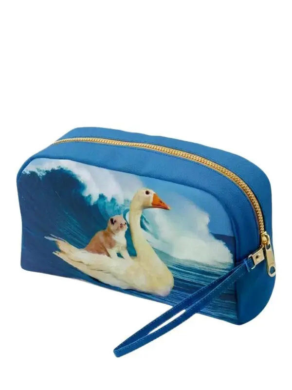 SELETTI Toiletpaper Surf Buddies Wash Bag - Blue