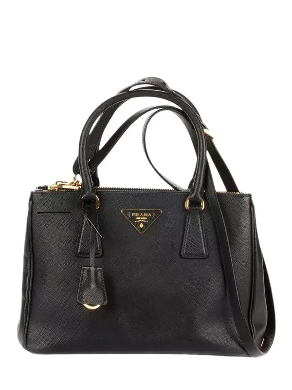 Prada Small Galleria Double-zip Tote Bag - Black