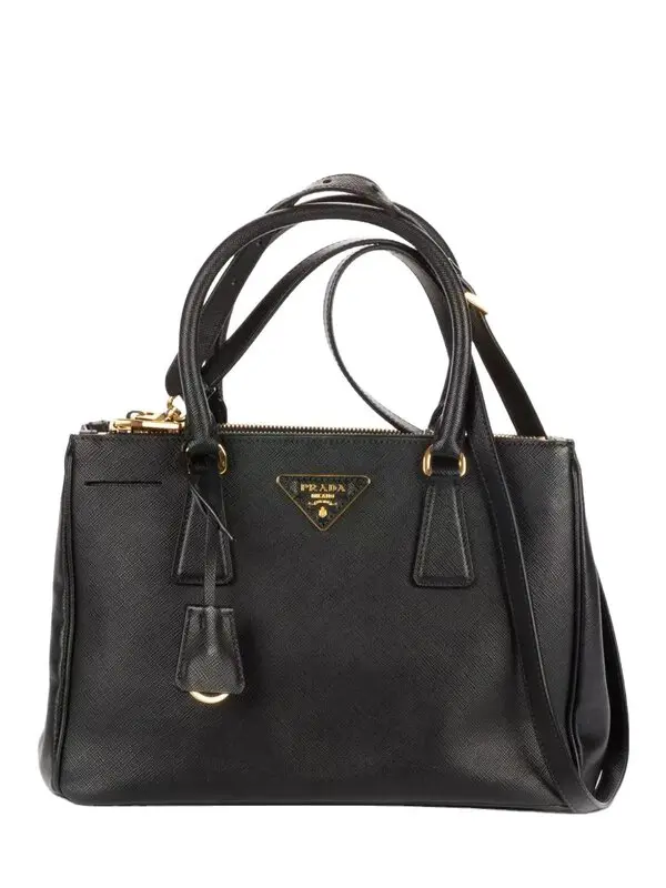 Prada Small Galleria Double-zip Tote Bag - Black