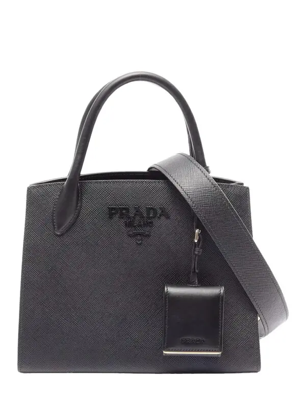 Prada Saffiano Leather Handbag - Black