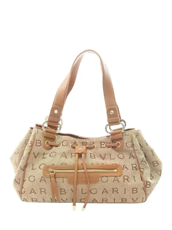 BVLGARI Logomania Maxilettere Tote Bag - Neutrals