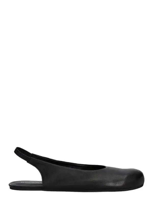 GROUNDIES Arc Slingback Pumps - Black