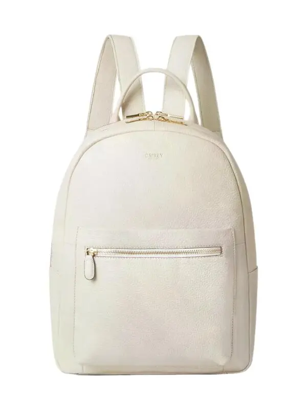 OSPREY The Adaline Grained Leather Backpack - Neutrals