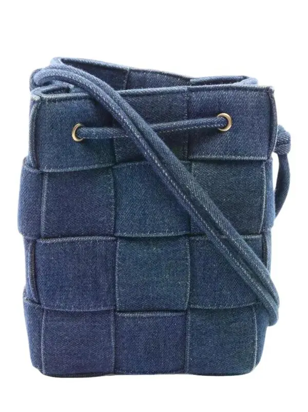 Bottega Veneta Small Cassette Bucket Bag - Blue