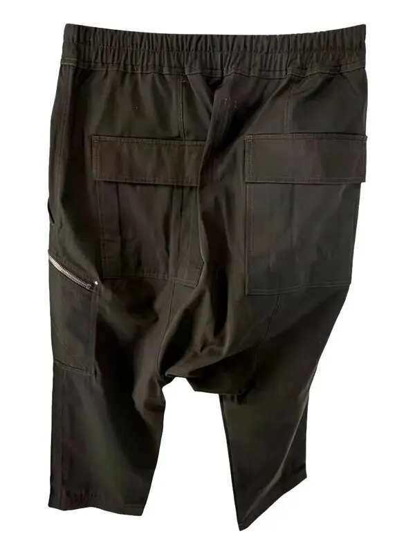Rick Owens Black Cargo Pants - Brown