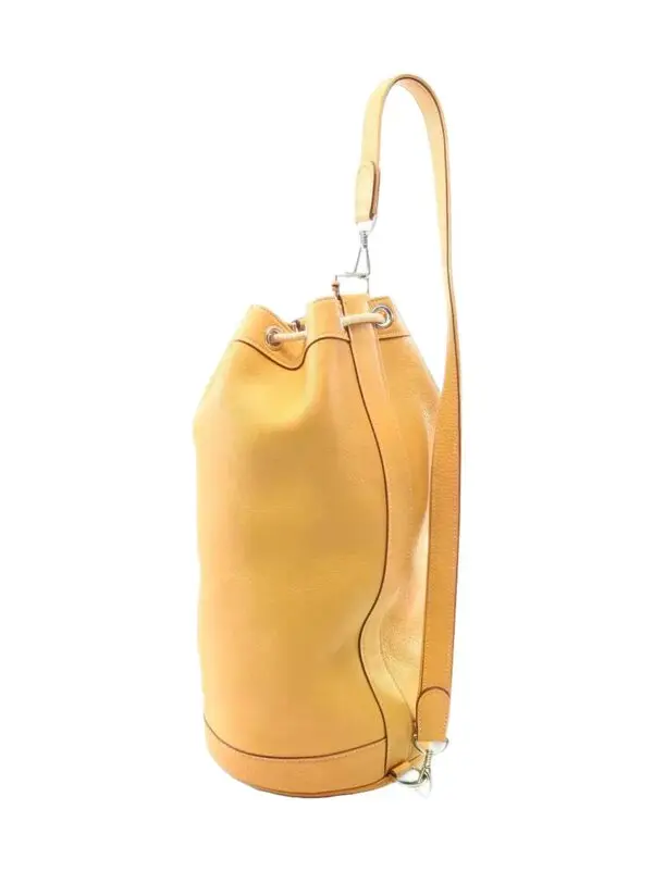 Hermès Clemence Leather Shoulder Bag - Yellow