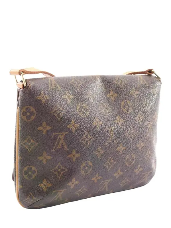 LOUIS VUITTON 2002 Musette Tango Monogram Shoulder Bag - Brown