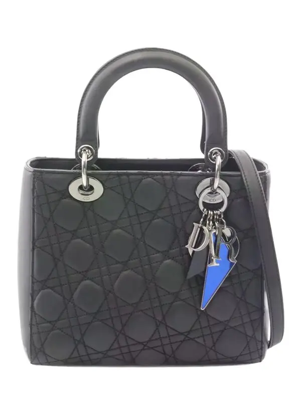 Dior Lady Cannage Handbag - Black