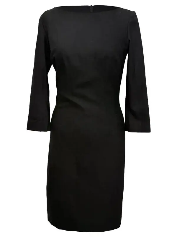 JOSEPH Boat-neck Midi Dress - Black