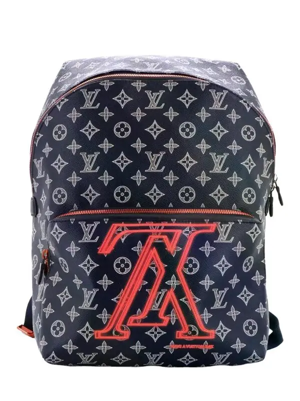 LOUIS VUITTON Apollo Limited Edition Upside Down Monogram Ink Backpack - Blue