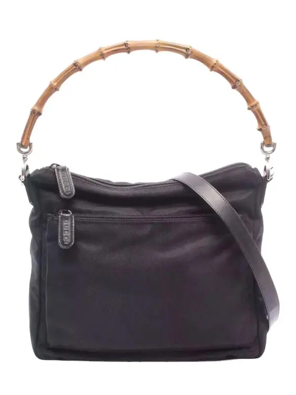 Gucci Bamboo Top Handle Handbag - Black