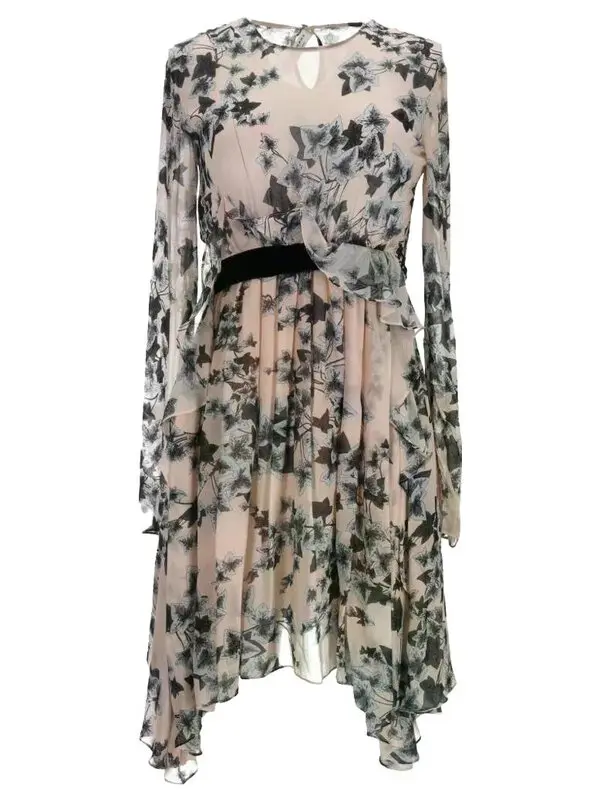 Philosophy Di Lorenzo Serafini Floral Print Midi Dress - Pink