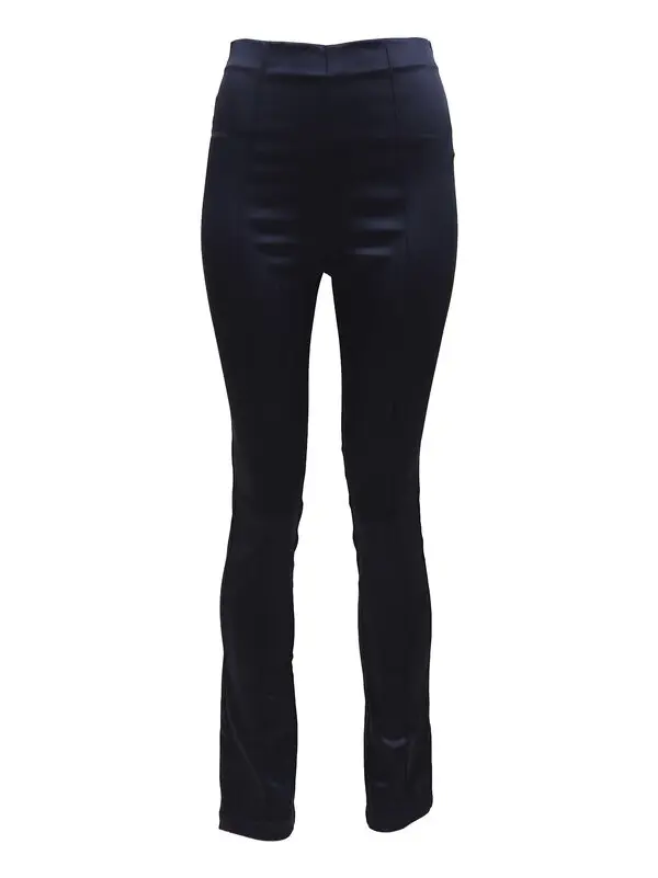 FRANCESCA MIRANDA Soleil Silk Stretch Pants - Black
