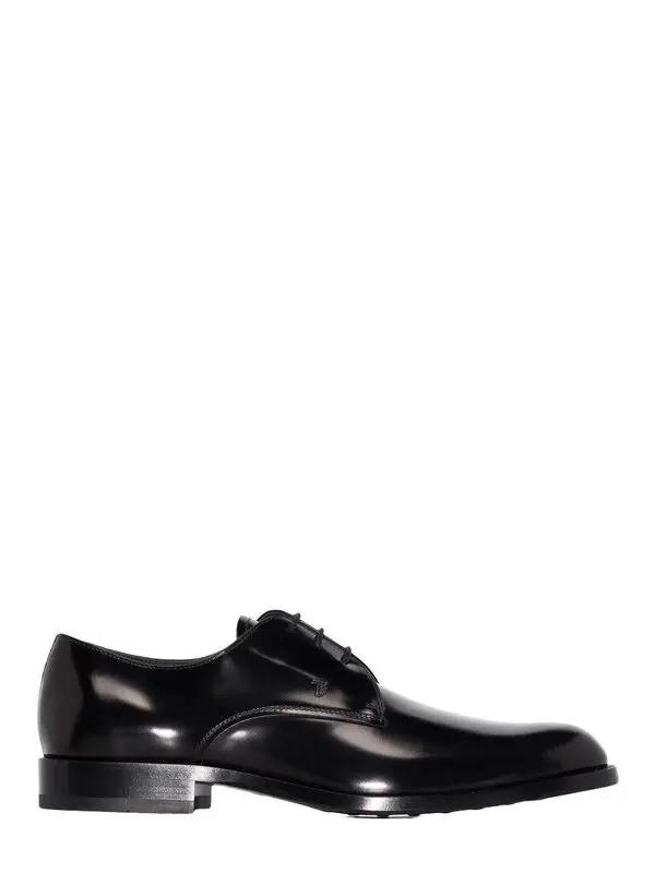 TOD`S Tod's Derby Leather Lace-up Shoes - Black