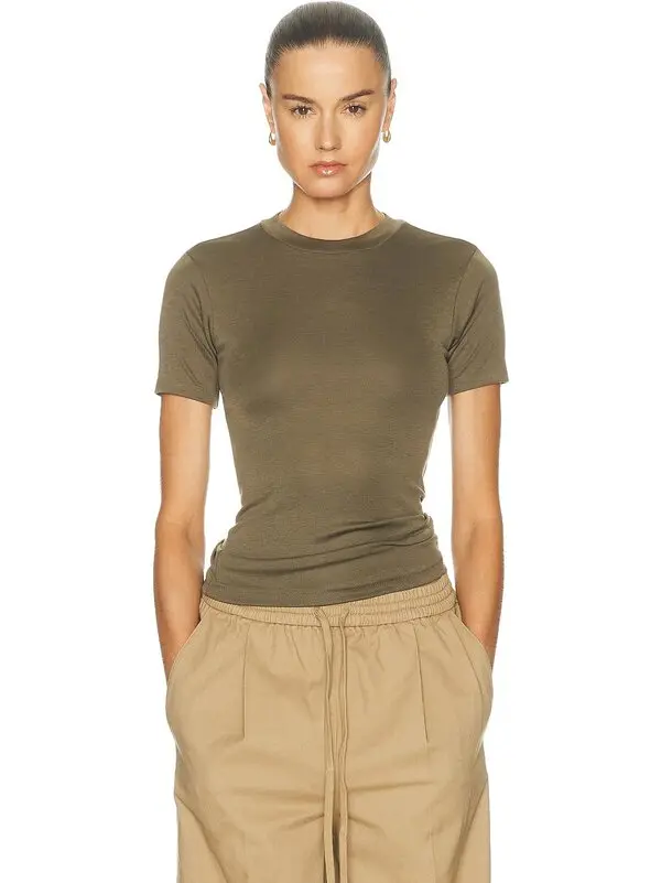 Fear Of God Soft Rib Fitted T-shirt - Moss