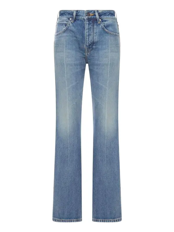 Balenciaga Straight Slim Jeans - Blue