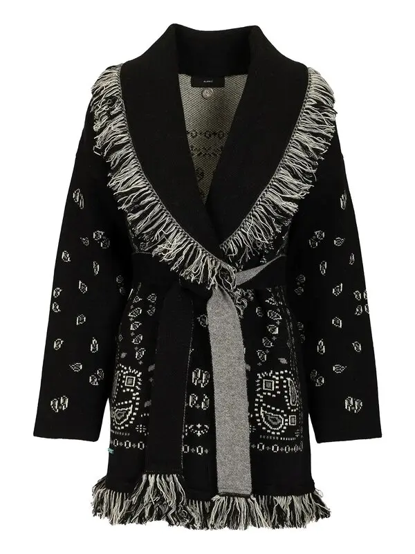 Alanui Bandana Jacquard Cardigan - Multi