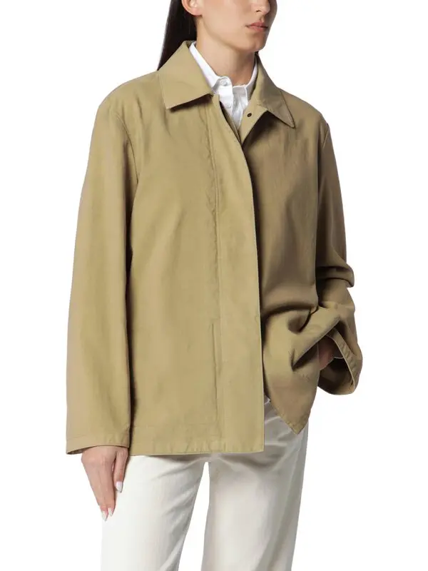 THE ROW Baeza Cotton Jacket - Beige