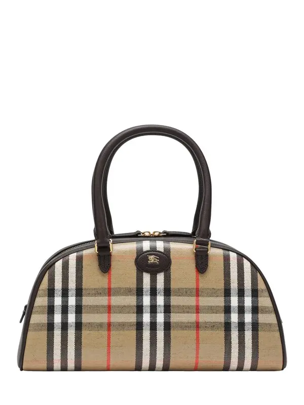 Burberry Highlands Check Tote Bag - Beige