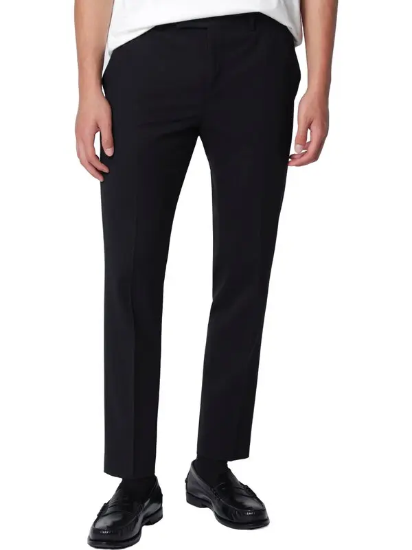 PT TORINO Wool Blend Trousers - Black