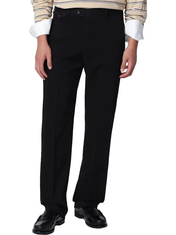 PT TORINO Cotton Trousers - Black