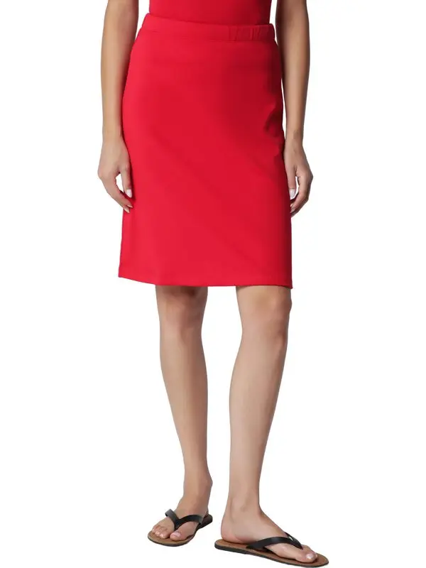 FLORE FLORE Marie Organic Cotton Skirt - Red