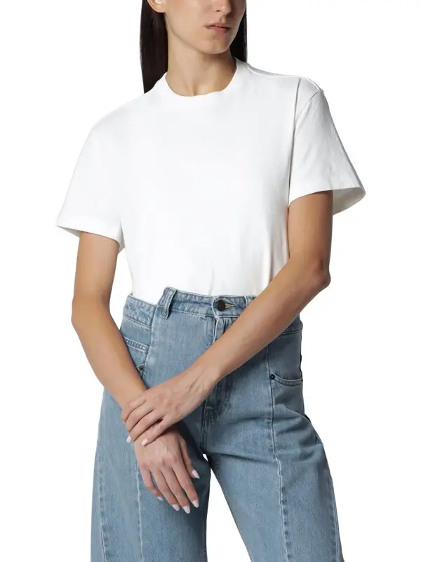 MAISON MARGIELA Double-layer Cotton T-shirt - White